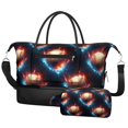 Baseballs and Auras Pattern 2 Piece Travel Bag Set, Beach Travel ...