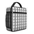 Baseballs and Hearts Light Gray Pattern Insulated Lunch Bag Teens,Lunch ...