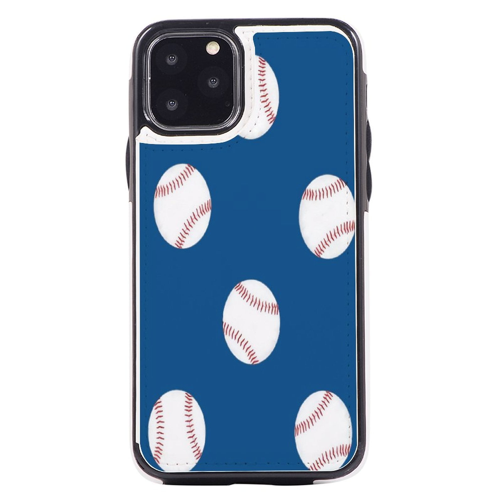 Baseballs - Spring Sports Leather Wallet Case for iPhone 16 15 14 13 12 11 Pro Max Wallet Case ...