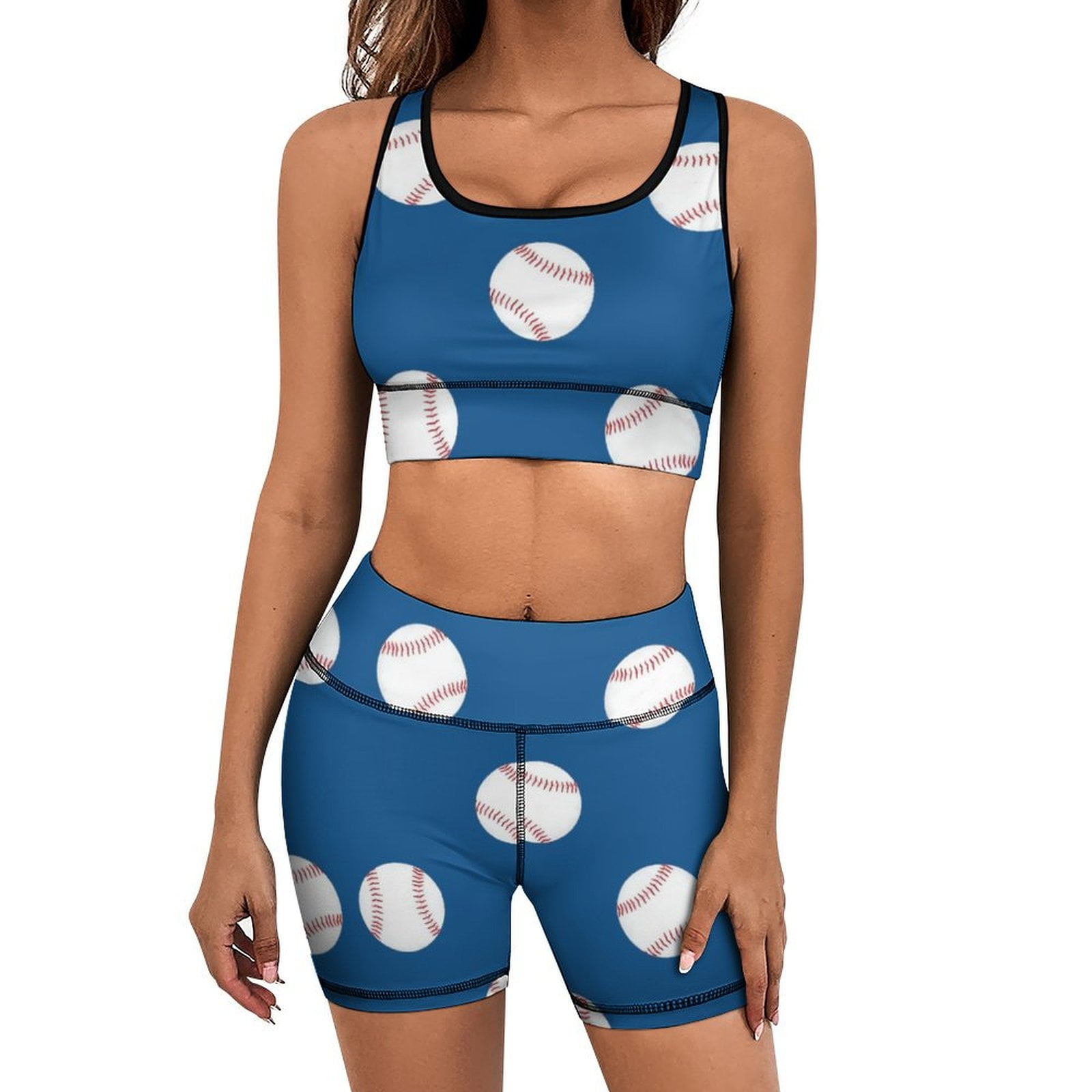 Baseballs - Spring Sports Working Out Sets for Women Workout Outfits ...