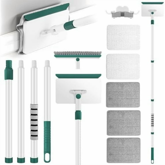 Baseboard Cleaner Tool with Handle, 60" Extendable Long Handle ...