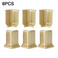 Baseboard Corner Blocks 5.4 cm Height Baseboard Wall Base Corner Trim S ...