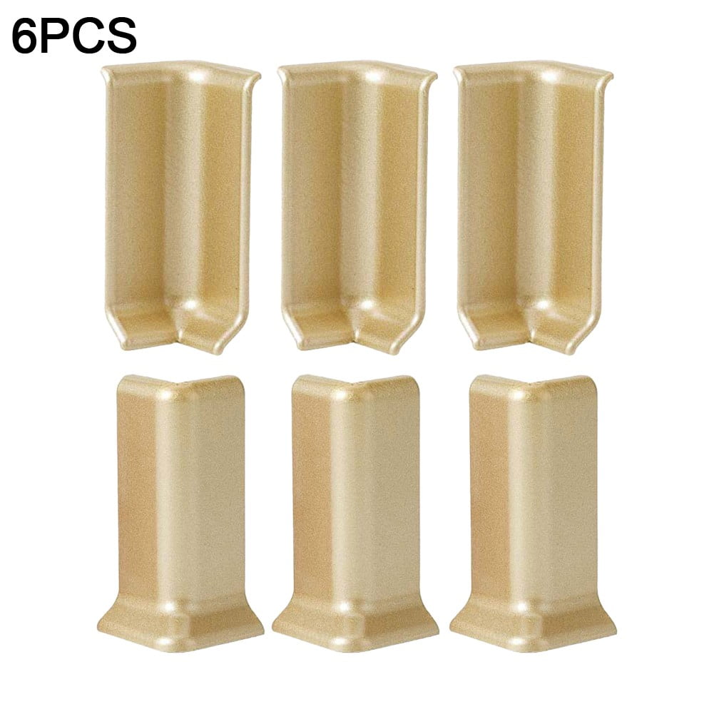 Baseboard Corner Blocks 6-Pack Wall Base Corner Trim Wall Corner Decor ...
