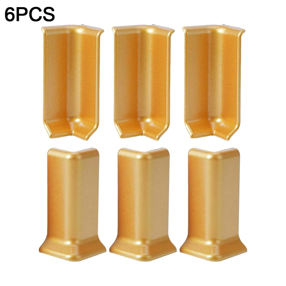 Baseboard Corner Blocks 6-Pack Wall Base Trim Corner Connector for 8cm ...