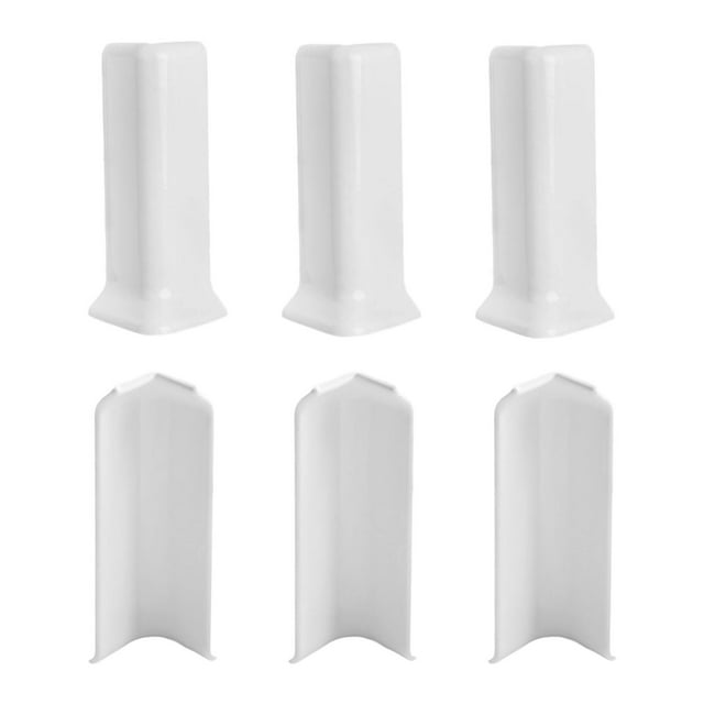 Baseboard Corner Blocks for 10cm Height Baseboard Wall Base Corner Trim ...
