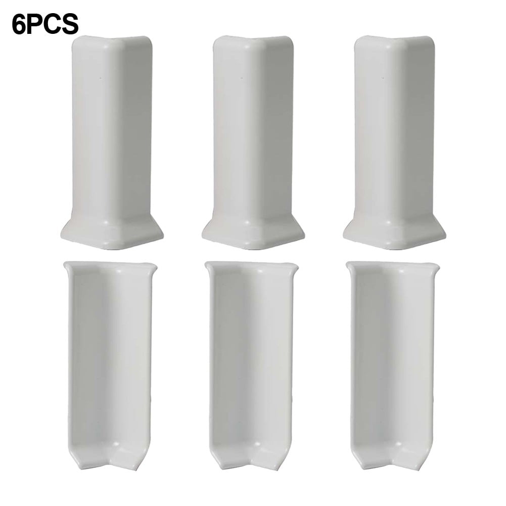 Baseboard Corner Blocks for 10cm Height Baseboard Wall Base Corner Trim ...