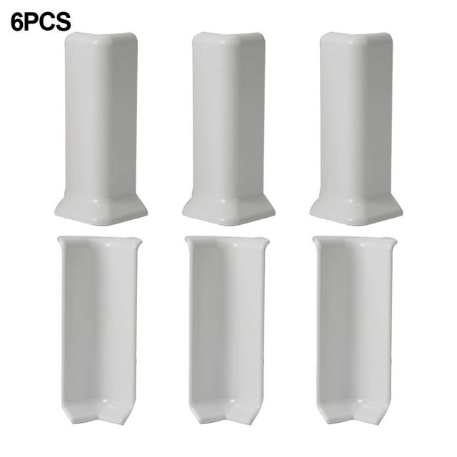 Baseboard Corner Blocks for 10cm Height Baseboard Wall Base Corner Trim ...