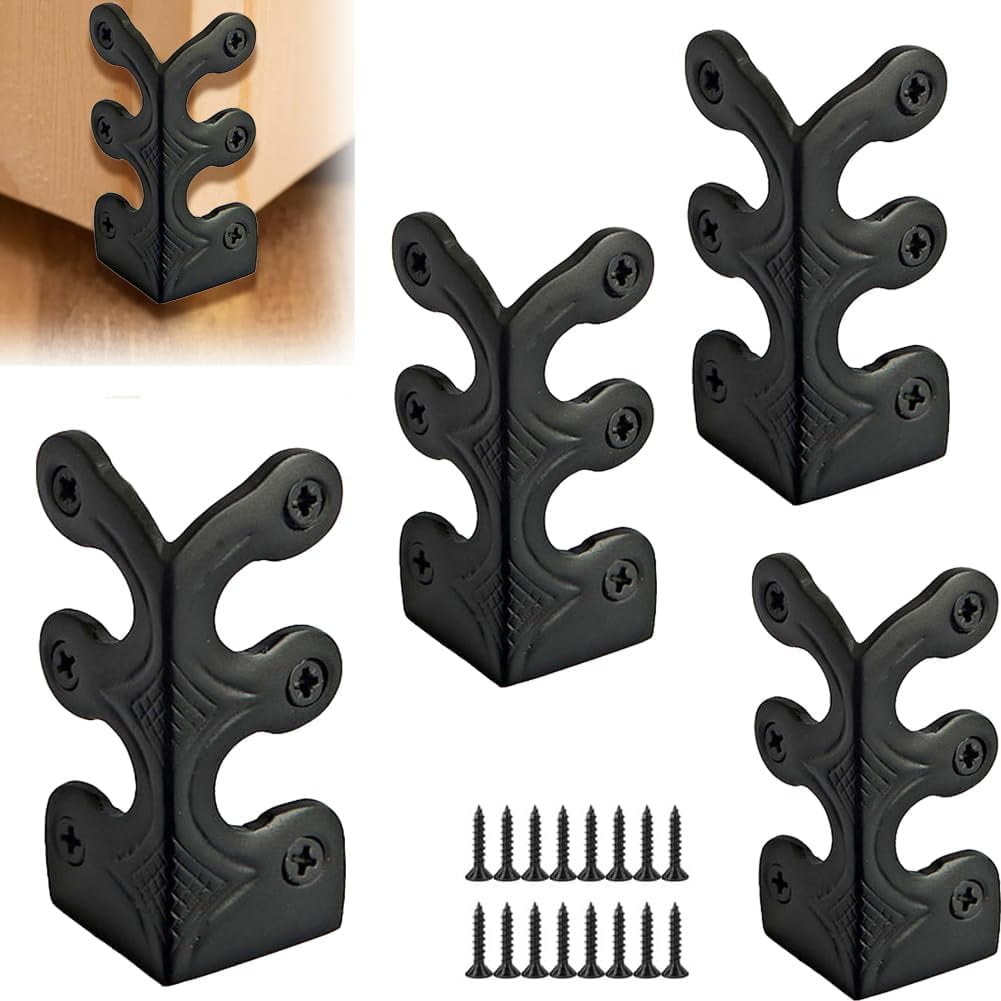 Baseboard Corner Protectors, 10 pcs Solid Brass Skirting Board Corner ...