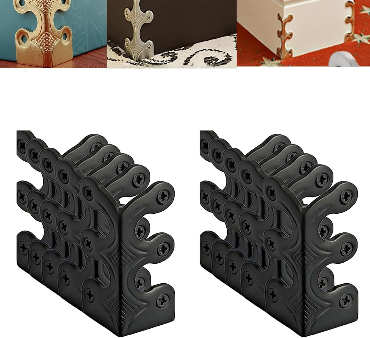 Baseboard Corner Protectors, 10pcs Vintage Metal Pure Copper Corner ...