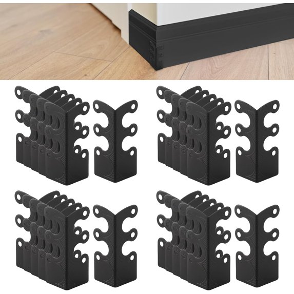 Baseboard Corner Protectors, 6PCS Rustic Vintage Metal Corner Guards ...