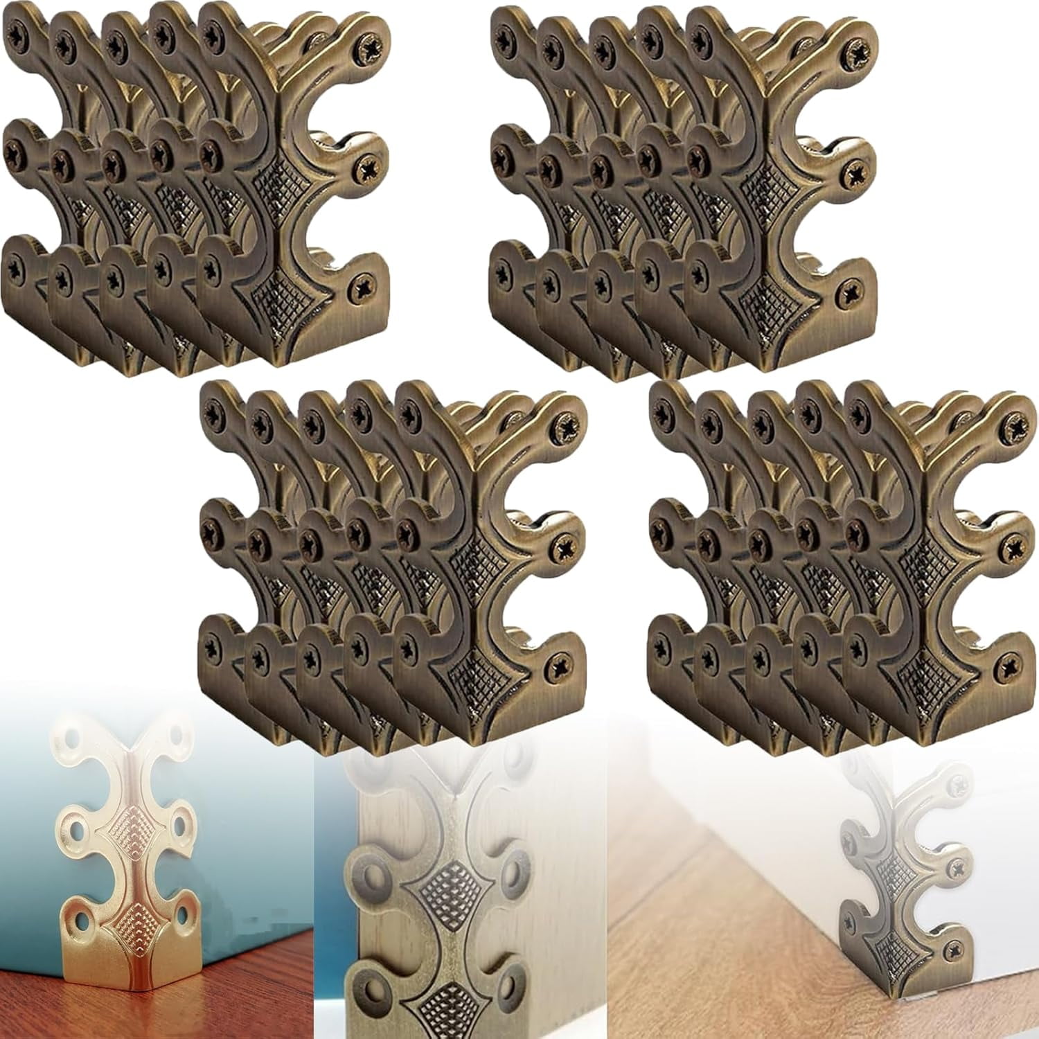 Baseboard Corner Protectors, Baseboard Corner Protectors,Vintage Solid ...