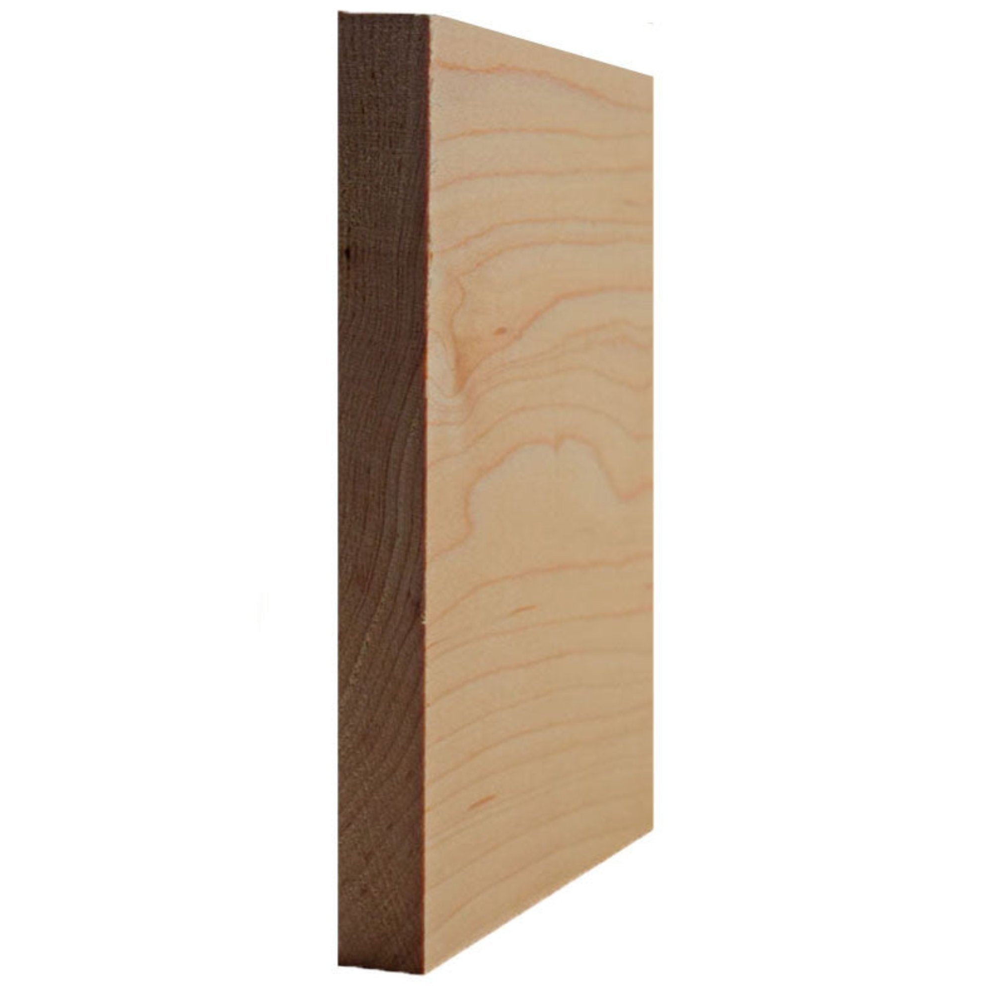 EWBB54 square edge 7-1/4" Tall x 3/4" Baseboard Moulding. Unfinished ...