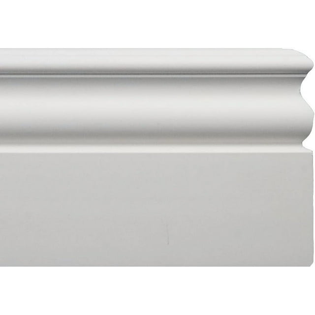 Baseboard Molding 6" Height 96" Length Manufactured With Dense ...