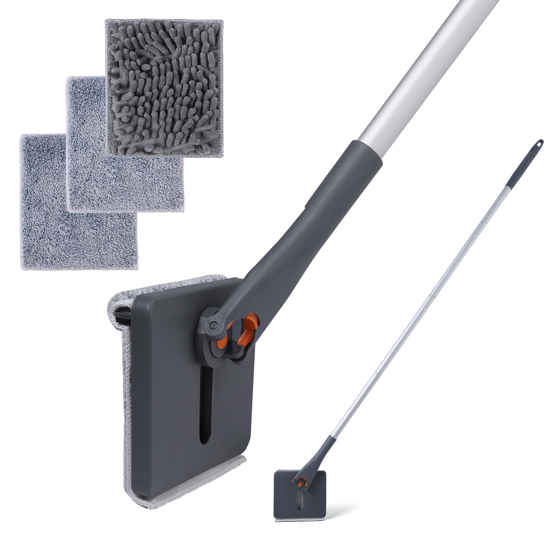 Baseboard cleaner tool with handle, wall cleaner mop,Ceiling, Wall and ...