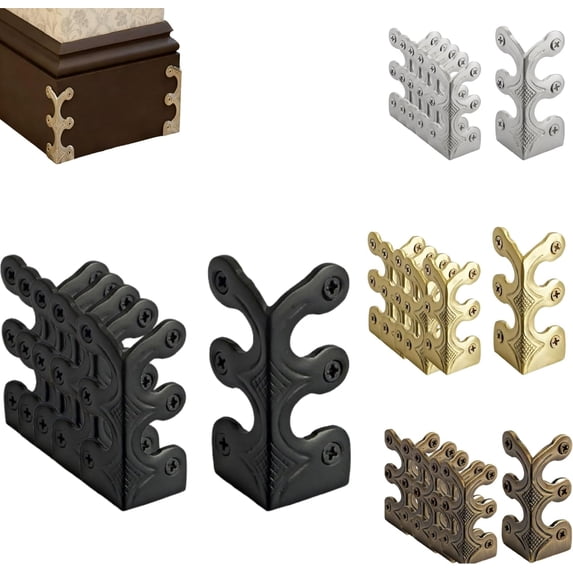 Baseboard corner protectors, 1/24 piece set vintage baseboard corner ...