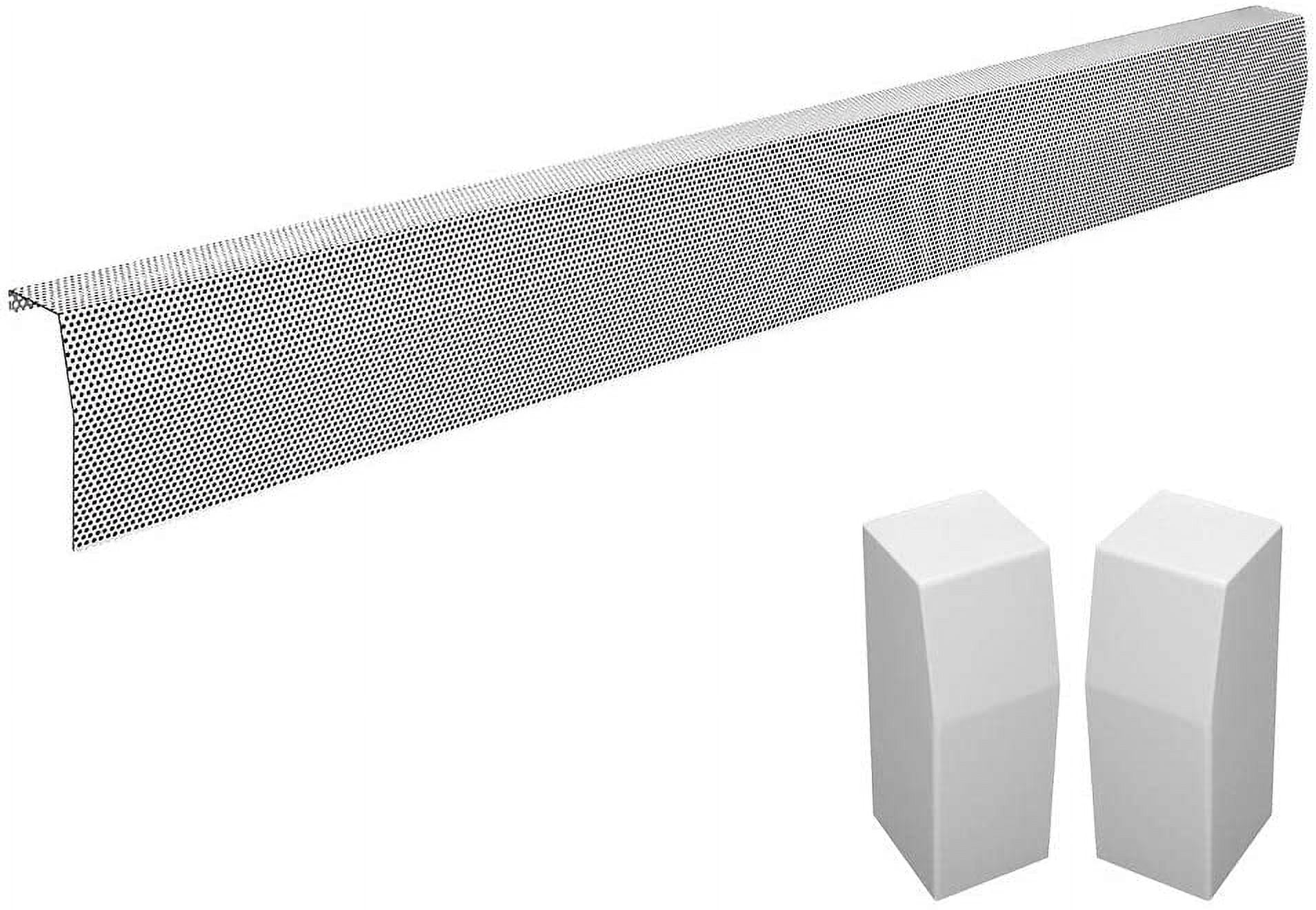 Baseboarders Premium Series Galvanized Steel Easy Slip-On Baseboard ...
