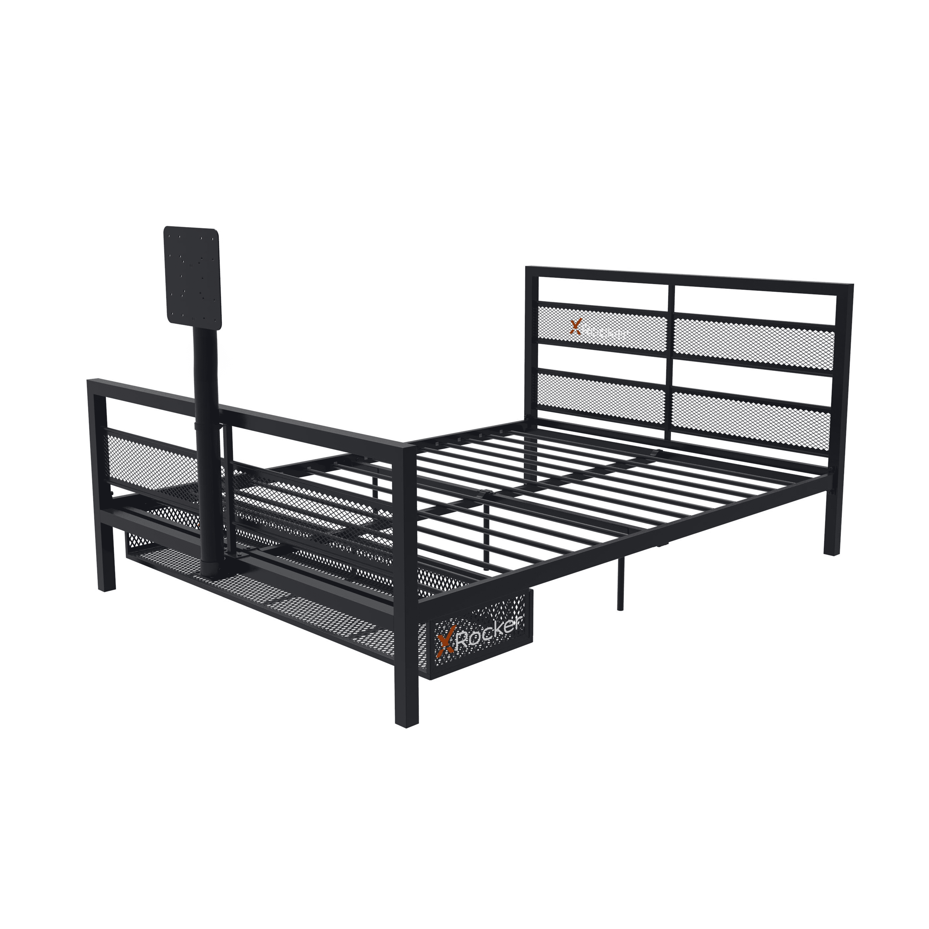 Single bed with tv mount store