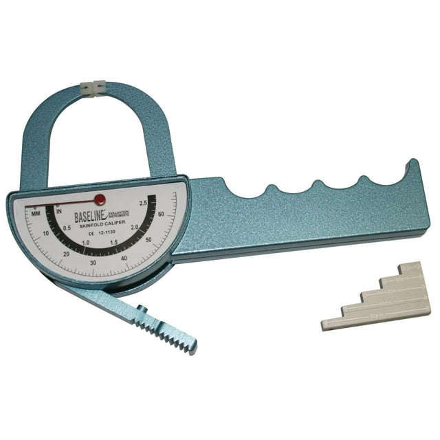 Baseline 2-sided medical skinfold caliper w/case - Walmart.com