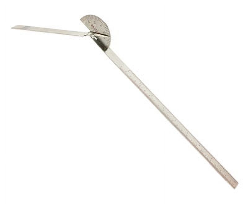 Baseline 360 degree clear plastic goniometer joint angle and range of ...