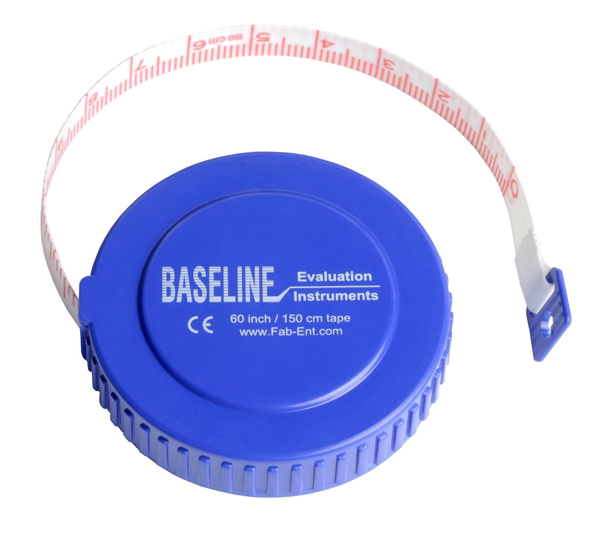 Baseline woven measurement tape with push-button retractor, 60", 25 ...
