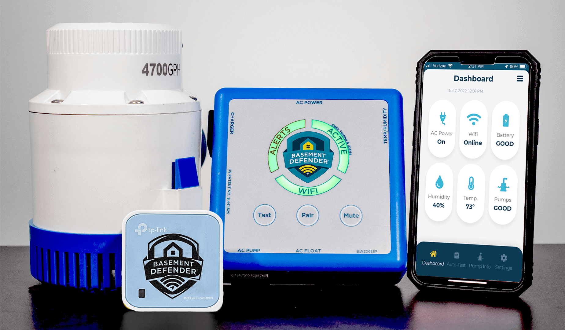 Basement Defender: Battery Backup Sump Pump Monitoring System - Walmart.com