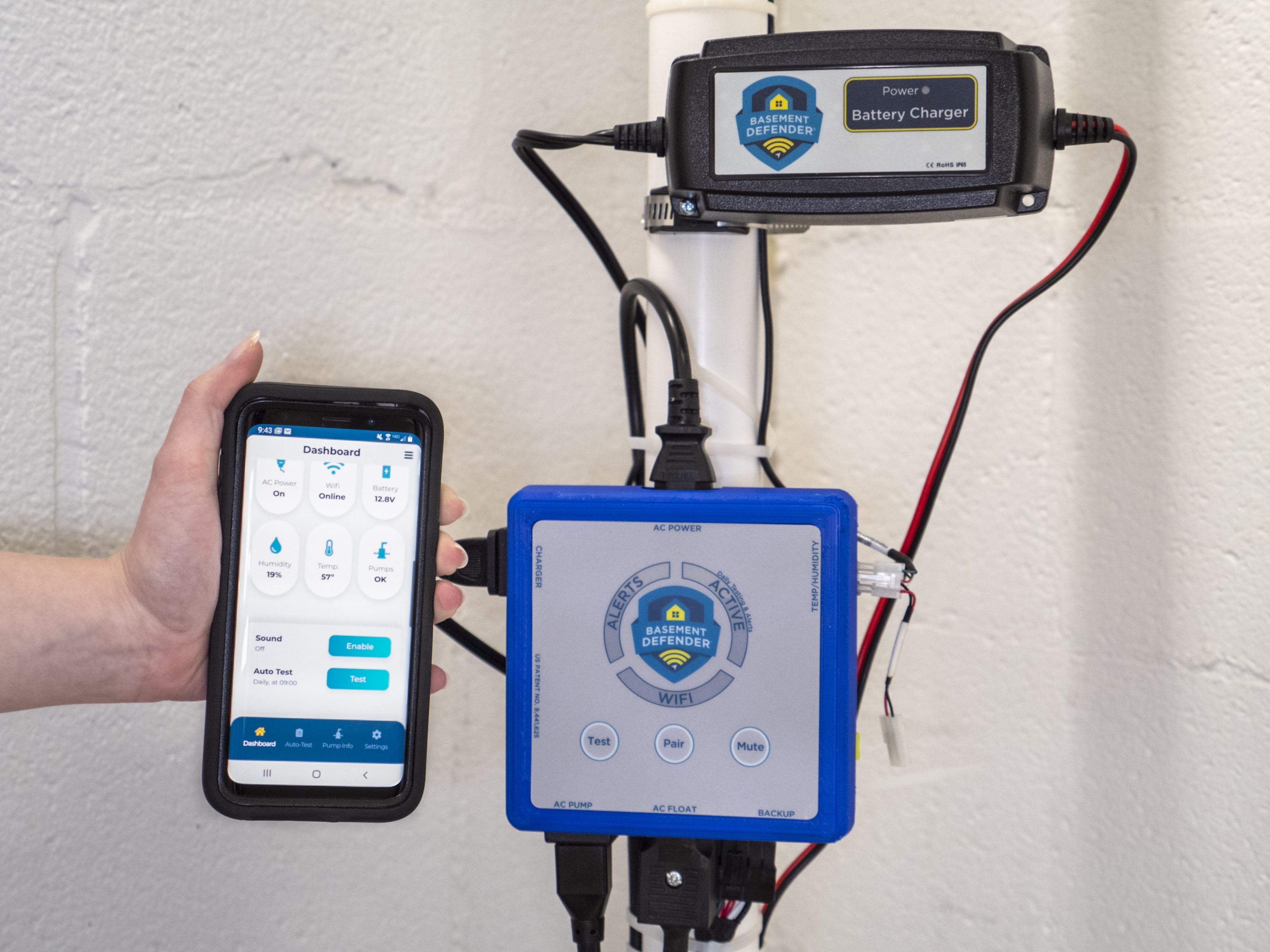 Basement Defender: Battery Backup Sump Pump Monitoring System - Walmart.com