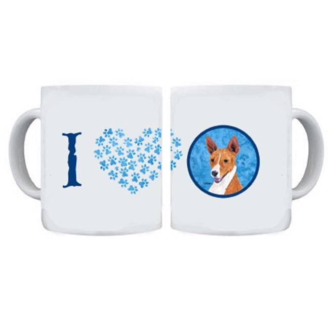 Basenji Blue Microwavable Ceramic Coffee Mug, 15 oz. - Walmart.com