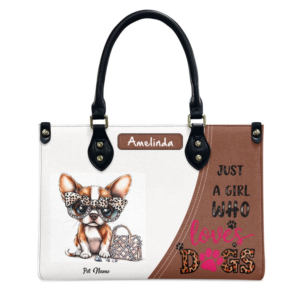 Basenji Dog Bag, Personalized Leather Handbags For Women - Personalized ...