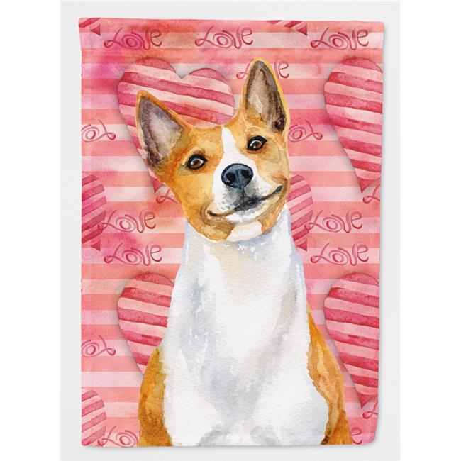 Basenji Love Flag Canvas - House Size - Walmart.com