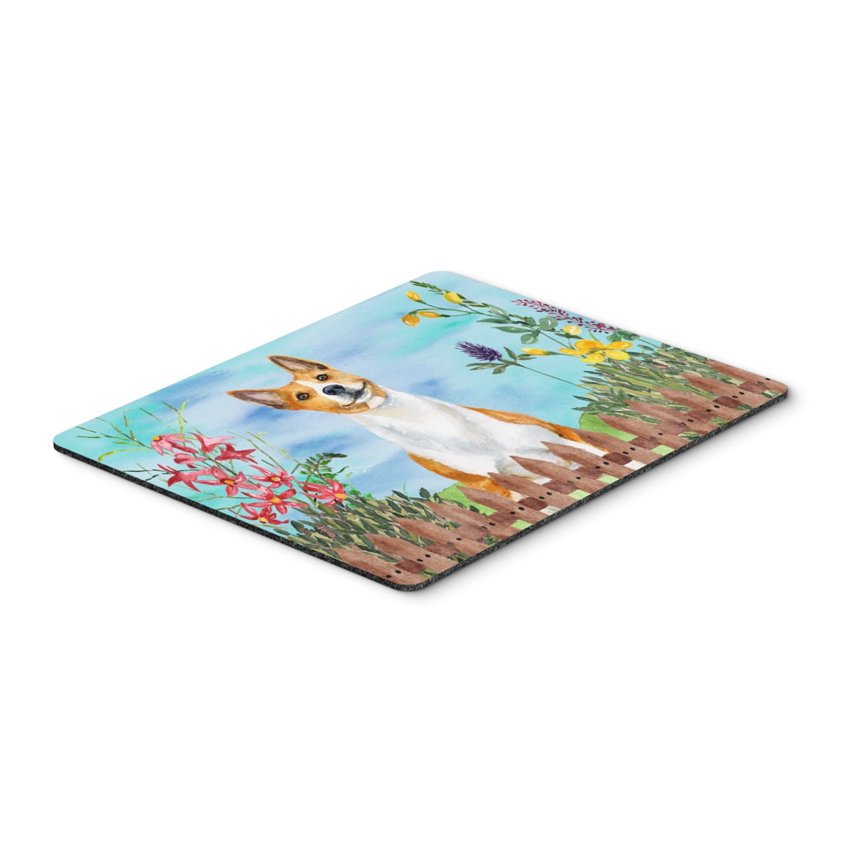 Basenji Spring Mouse Pad Hot Pad or Trivet - Walmart.com