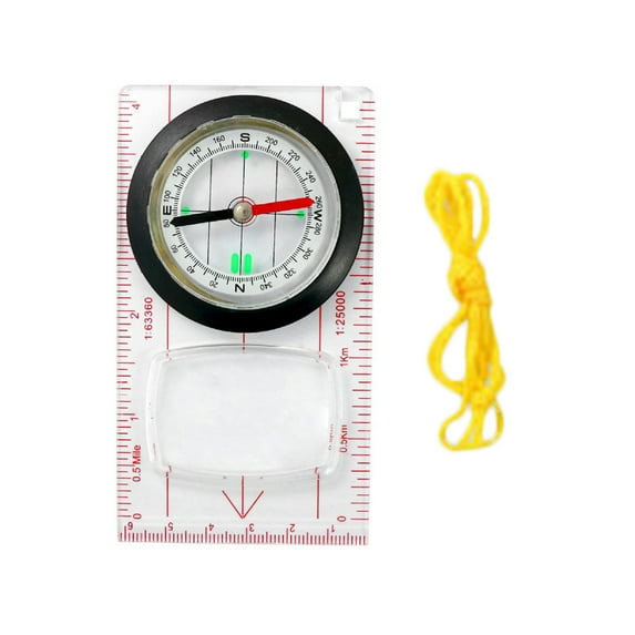 Baseplate Map Compasses with Scale Ruler Accurate Orienteering ...