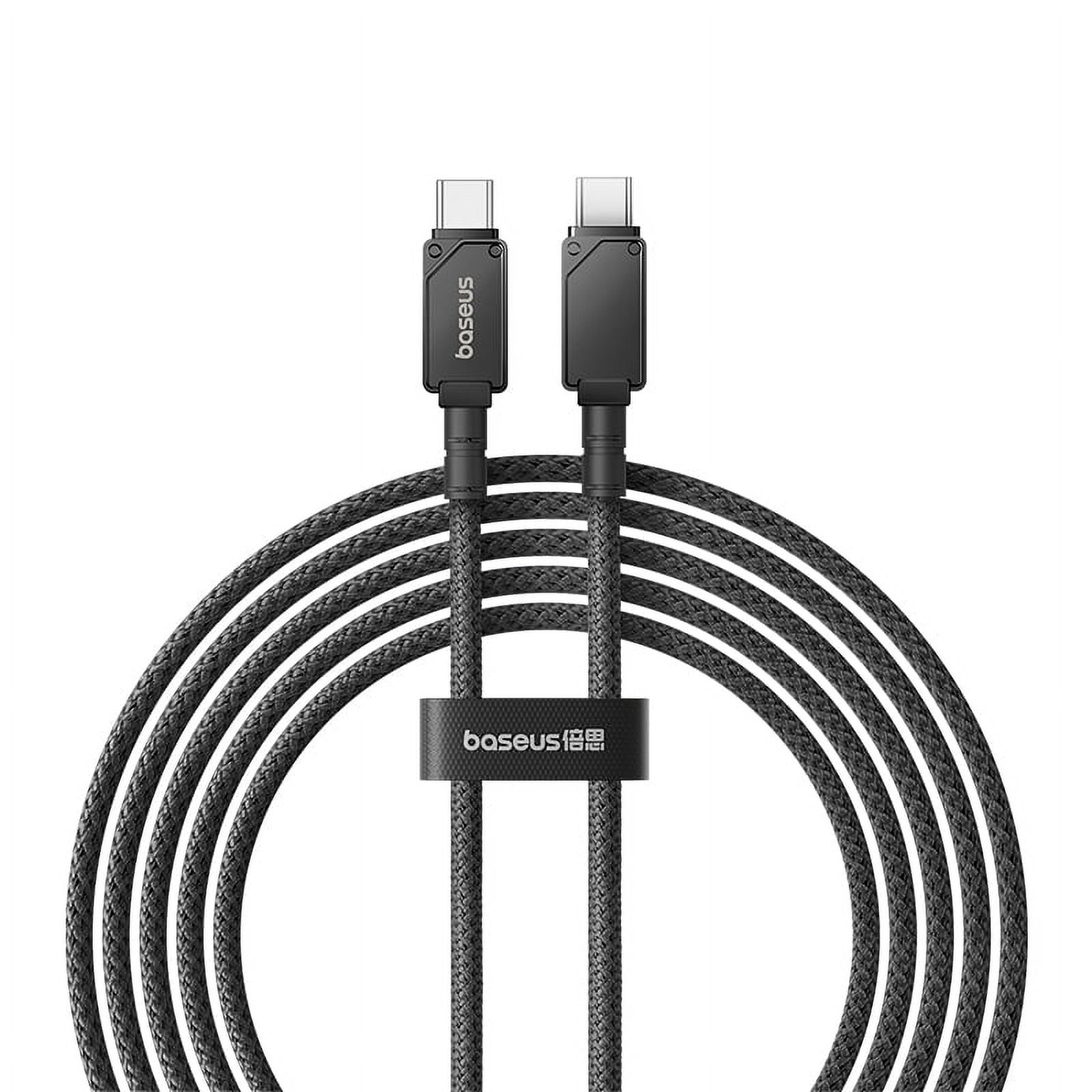 Baseus 100W USB C Cable, 6.6ft USB-C to USB-C Fast Charging Cable, Type ...