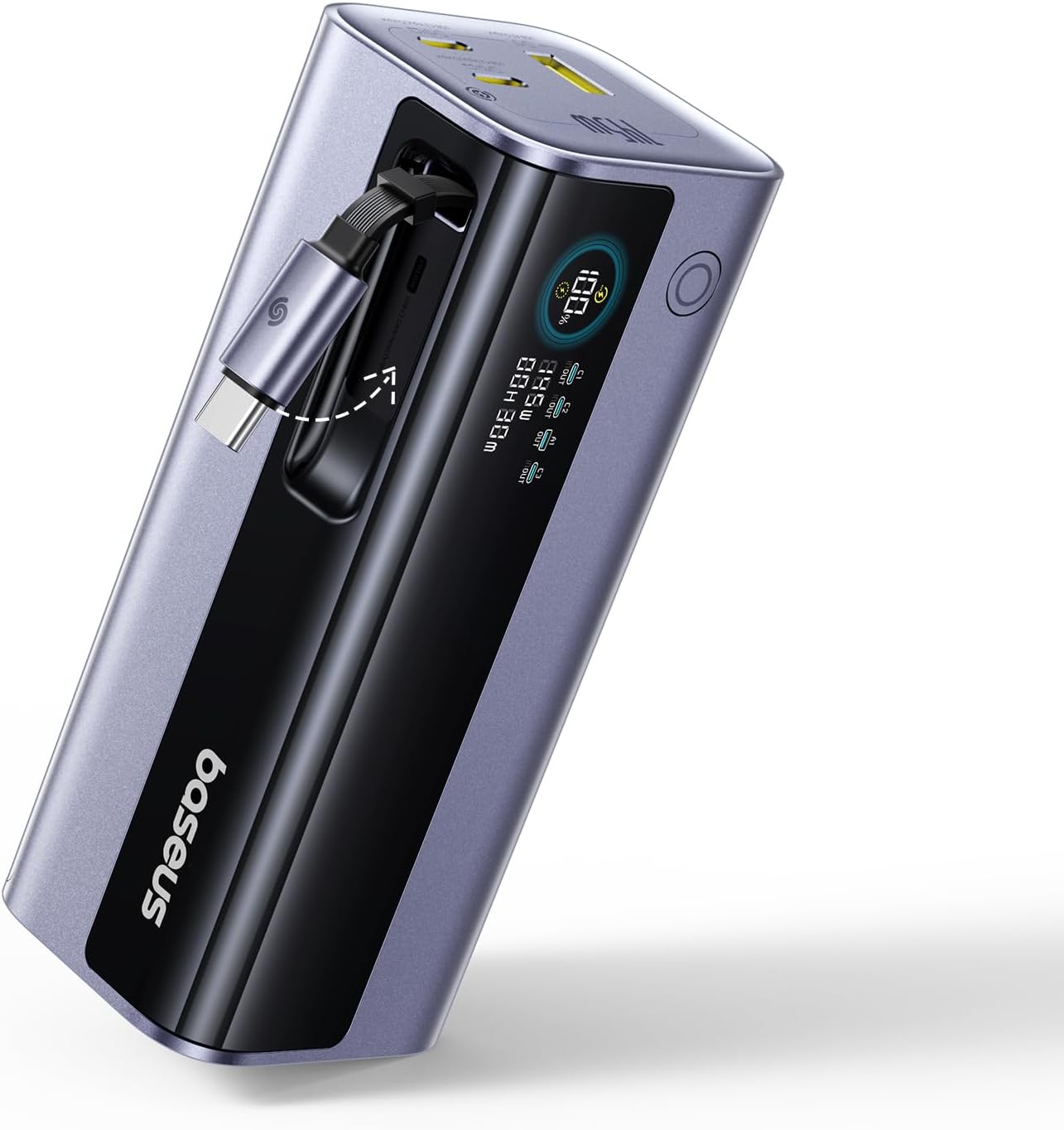 Baseus EnerGeek Powerbank 100W External Battery 10000 mAh with 60 cm ...