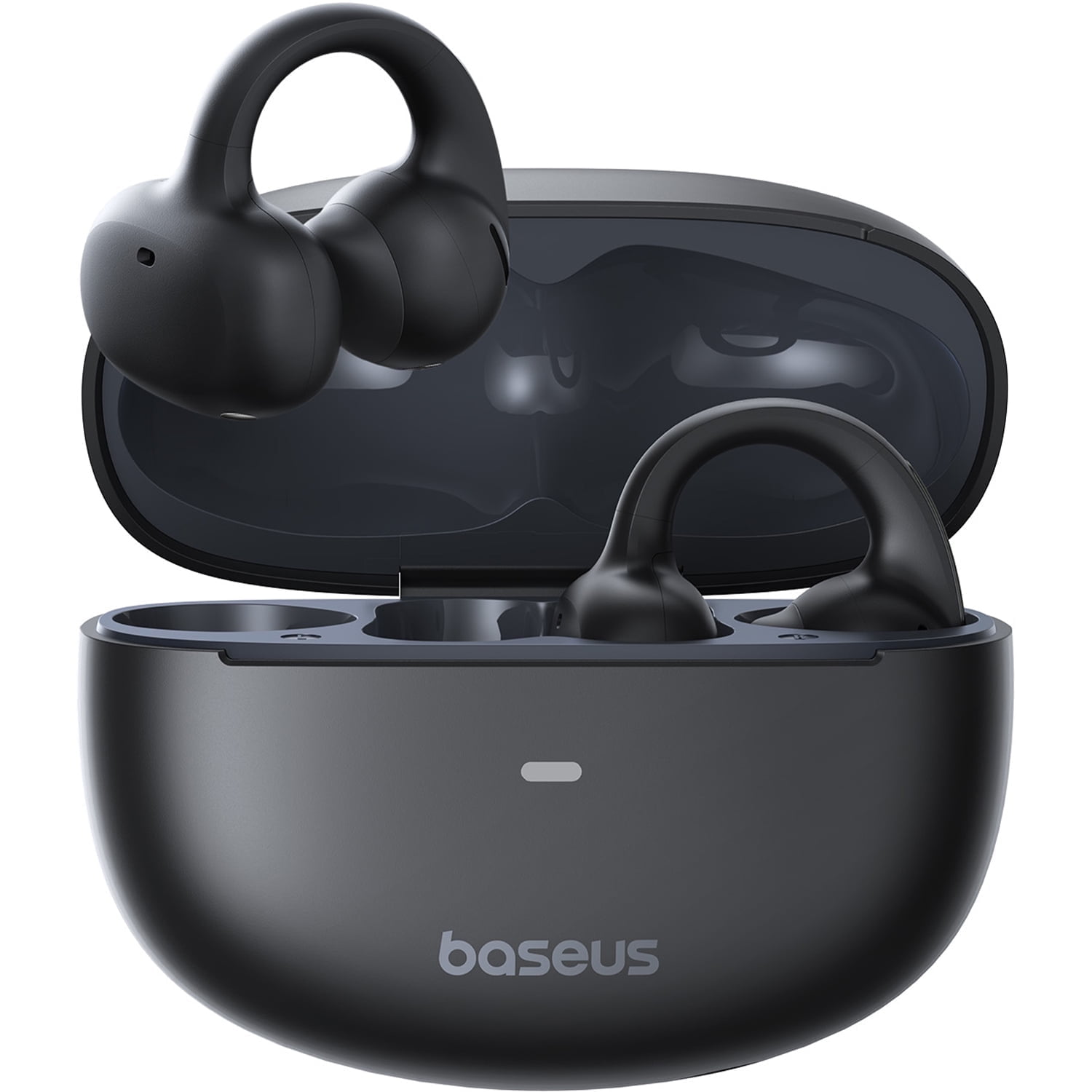 Baseus Open Ear Earbuds, Clip-On Bluetooth Earbud, Noise Cancelling ...