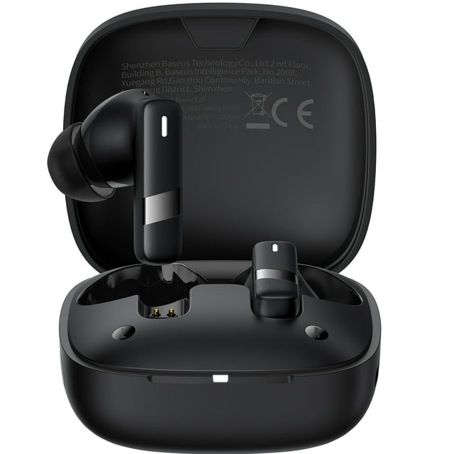 Baseus True Wireless Earbuds, Bluetooth 5.3 in-Ear Headphones Waterproof Earphones, Black ...
