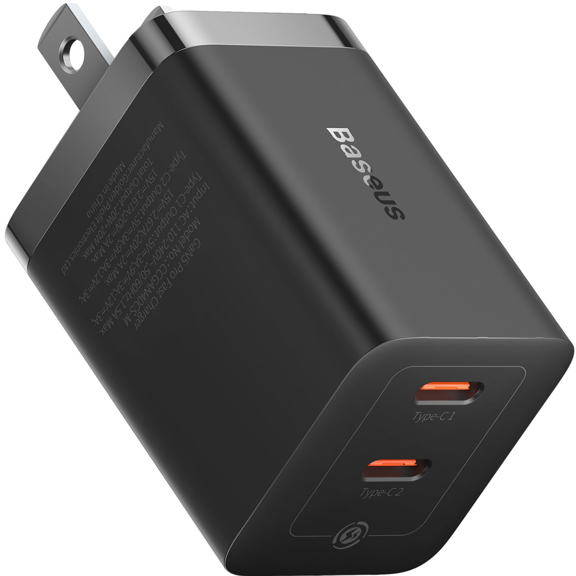 Baseus USB C Charger 40W Fast Charging Wall Charger Type C Charger Dual ...