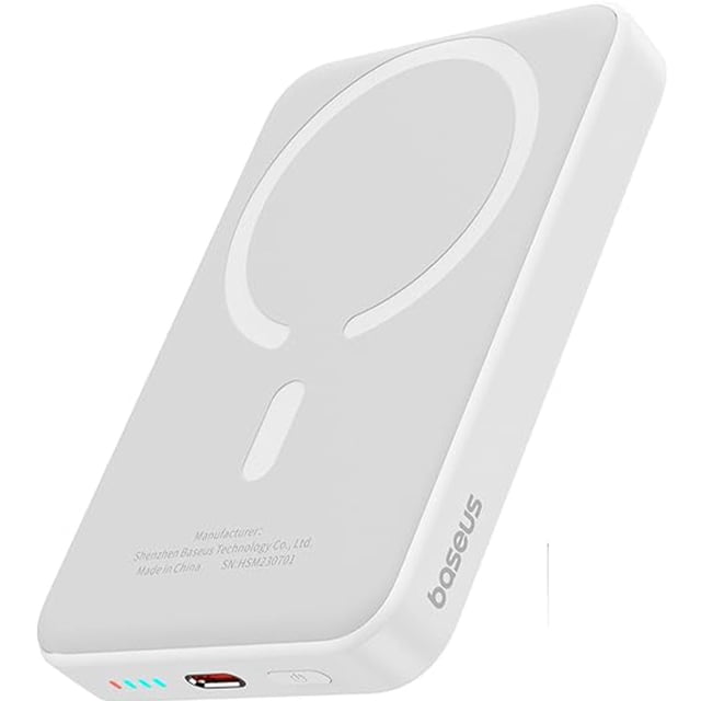 Baseus 5000mAh MagSafe Fast Charging Magnetic Wireless Portable Power ...