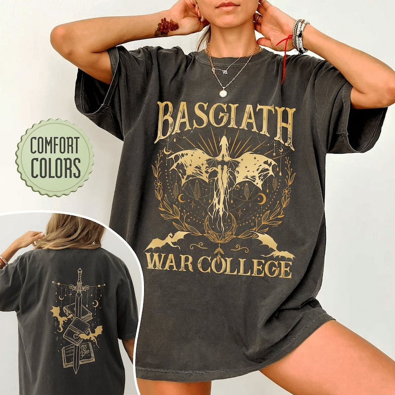 Basgiath War College Comfort Colors Shirt, Fourth Wing Riders Quadrant, Dragon Rider TShirt ...