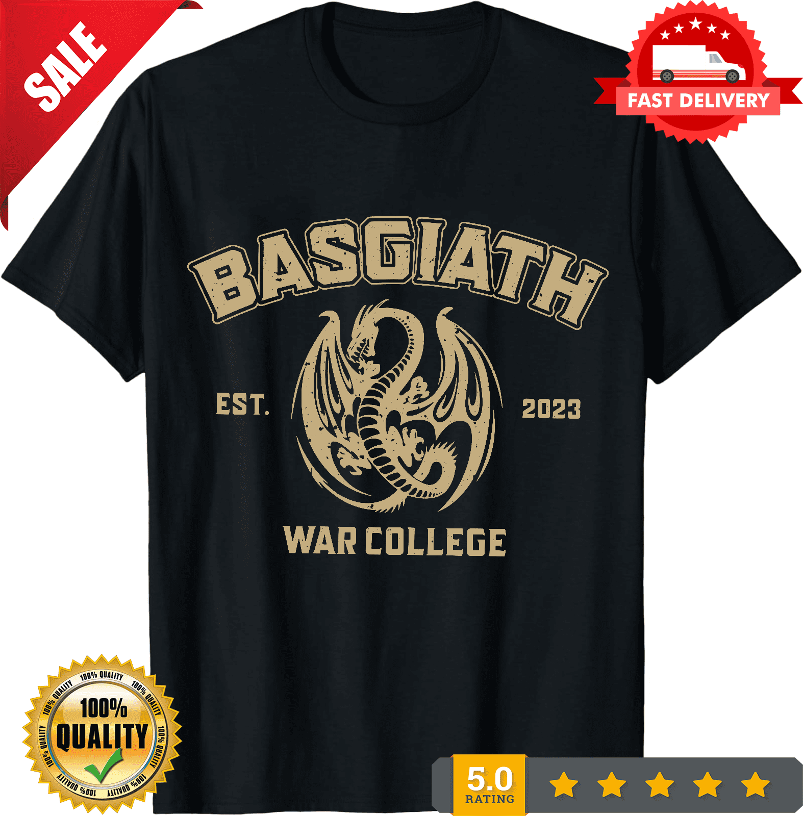 Basgiath War College Fourth Wing Dragon Rider Basgiath War T-Shirt ...