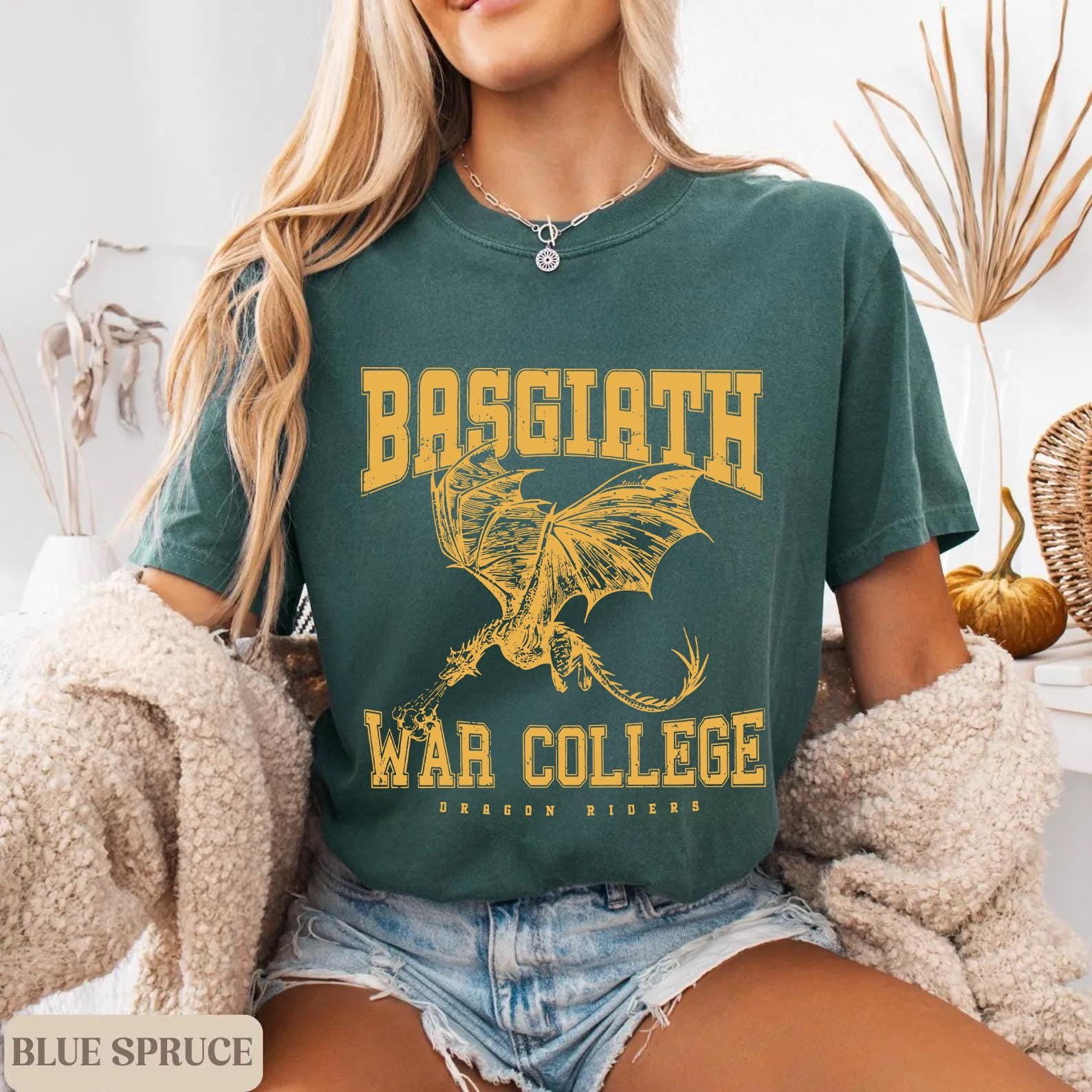 Basgiath War College Shirt, Dragon Rider Tee, Fantasy Book Shirt ...