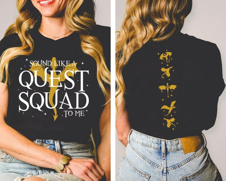 Basgiath War College Shirt, Fourth Wing Quest Squad Shirt, Ridoc Shirt ...