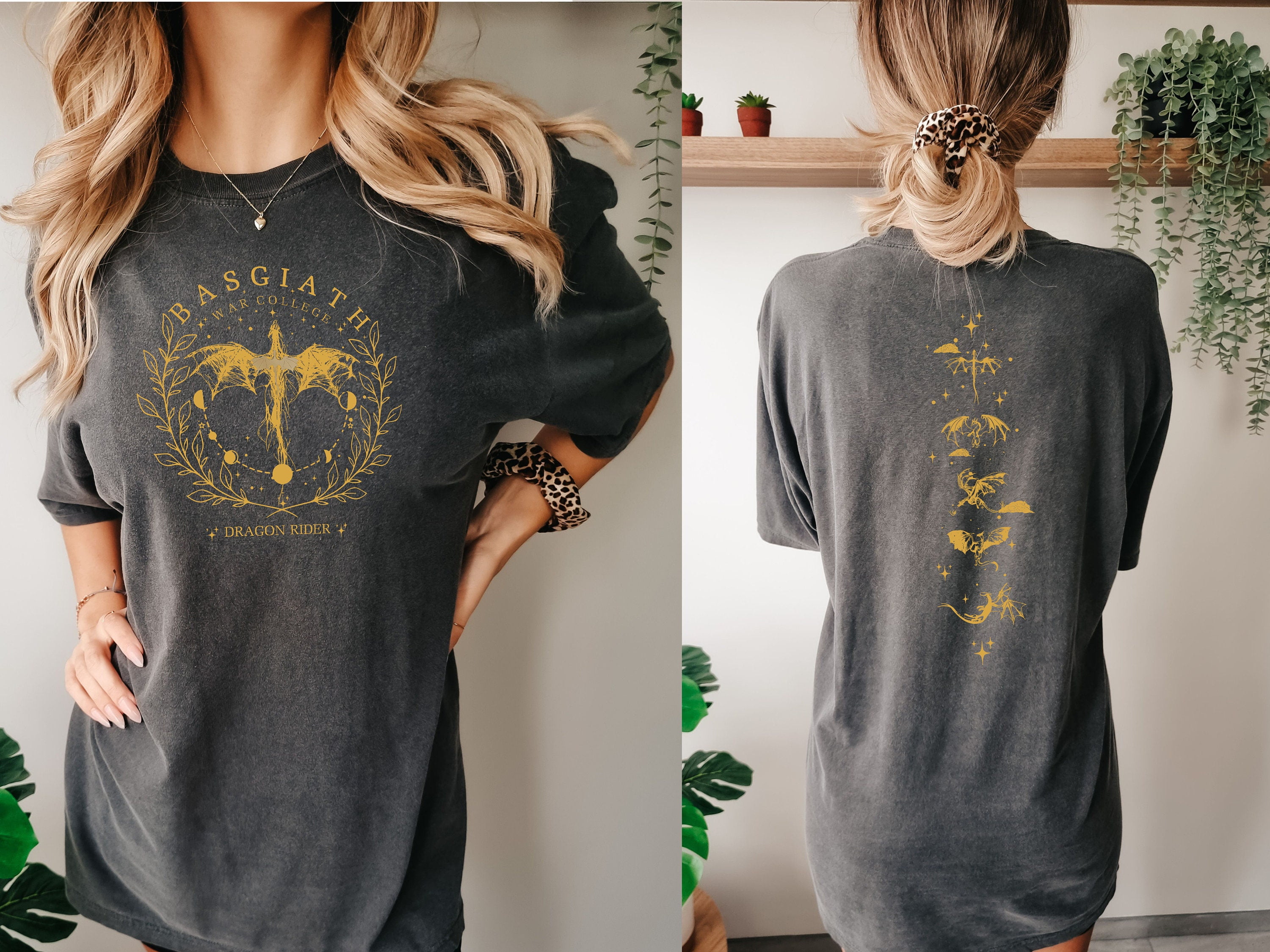 Basgiath War College Sided Sweatshirt, Fourth Wing Comfort colors Shirt ...