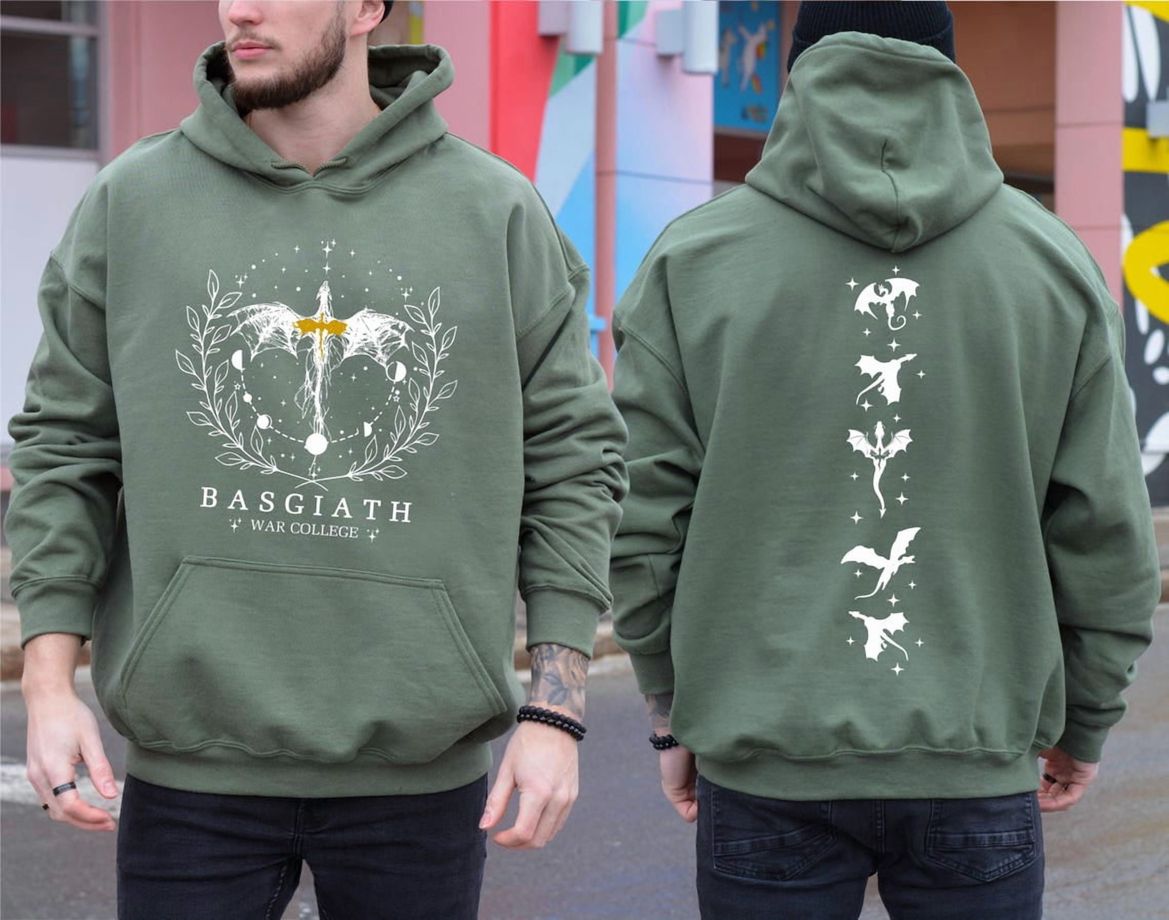 Basgiath War College Sweatshirt, Dragon Rider, Fourth Wing Hoodie ...