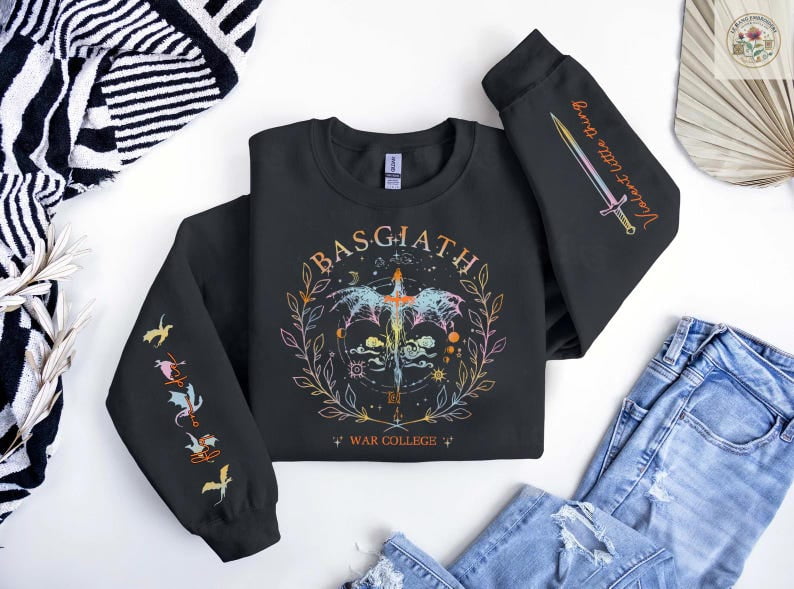 Basgiath War College Sweatshirt - Dragon Rider Hoodie - Fourth Wing ...