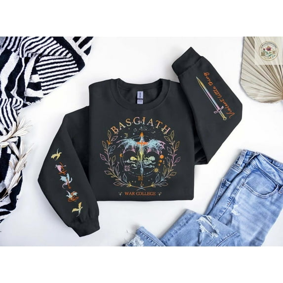 Basgiath War College Sweatshirt - Dragon Rider Hoodie - Fourth Wing ...
