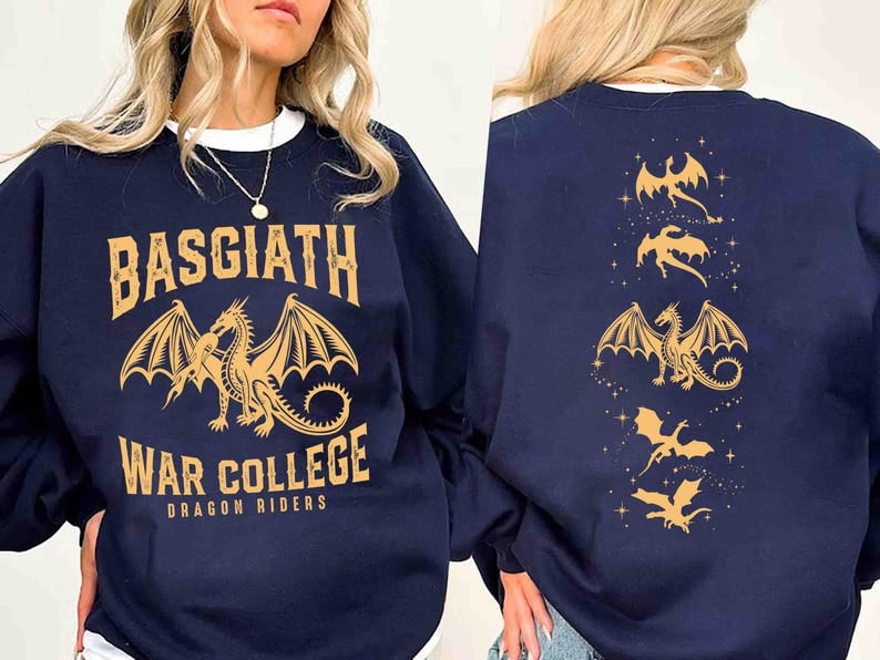 Basgiath War College Sweatshirt, Fourth Wing Sweatshirt, Iron Flame ...