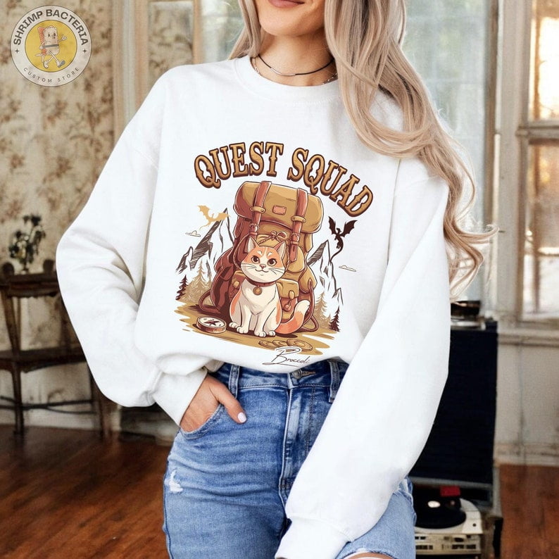 Basgiath War College Sweatshirt, Fourth Wing Quest Squad Broccoli ...