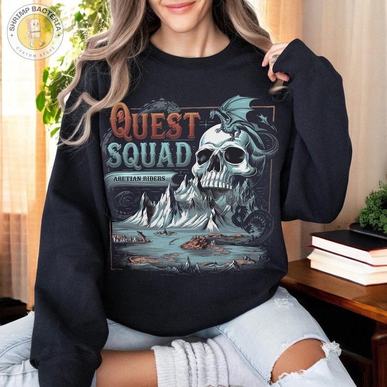 Basgiath War College Sweatshirt, Fourth Wing Quest Squad, Ridoc Shirt ...