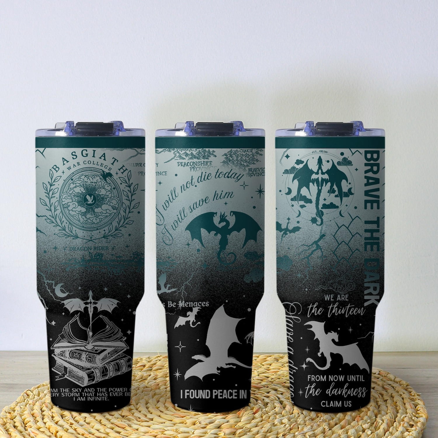 Basgiath War College Tumbler, Fourth Wing Mug, Fourth Wing Merch Gift ...