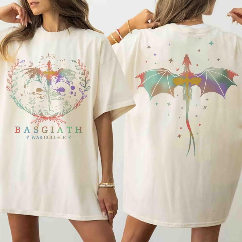 Basgiath War College Two Sided Shirt, Dragon Rider Shirt, Fourth Wing ...
